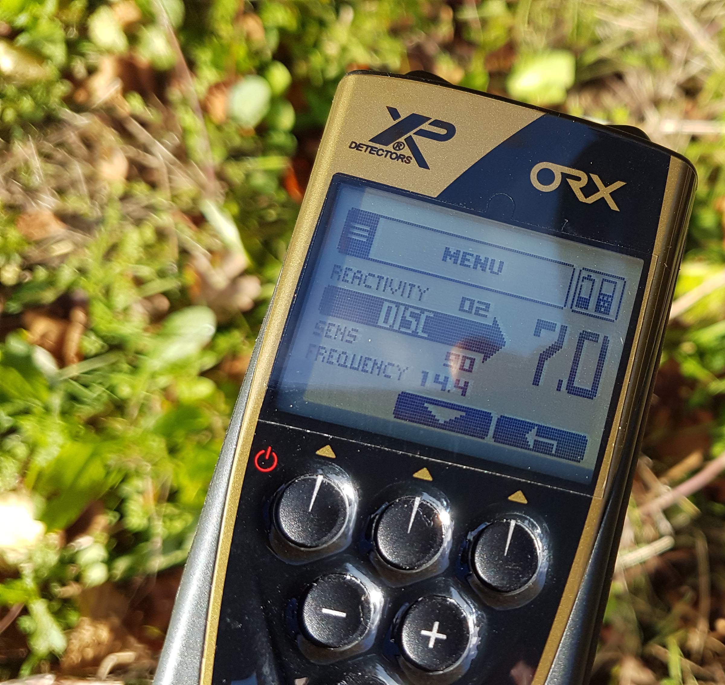 XP Metal Detectors ORX Detector - Specialized in Gold Hunting - FX02 Wired Headphones, WSAUDIO Wireless Headphones, HF Coil (9'') up to 50kHz, Remote Control and S-Telescopic Lite Stem (ORX-22FX02E)