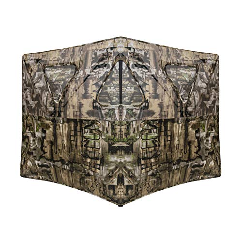 Primos Hunting Double Bull Stakeout Blind with SurroundView, Portable with Carry Bag in Truth Camo 65158