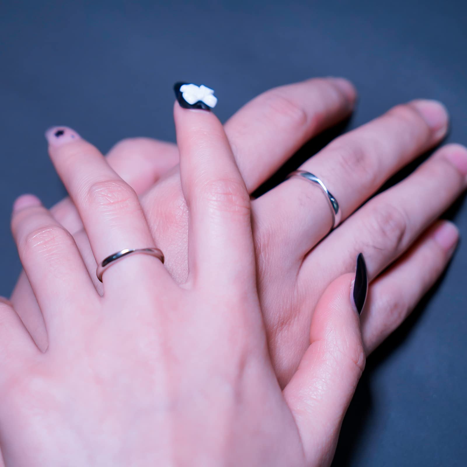 Engagement Promise Ring,925 Sterling Silver Matching Rings For Couples His And Her Rings Eternity Rings Promise Rings Adjustable Open Ring Valentine's Day Gifts
