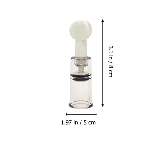 SUPVOX 4PCS Nipple Sucker Inverted Nipples Corrector Women Breast Suction Cup for Flat Nipples Breastfeeding Female Supplies
