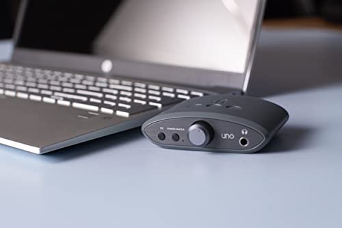 iFi uno - DAC & Headphone AMP - USB-C Input - Improve Lacklustre Audio - Streaming/Gaming/Music Modes Adjust Sound to Suit You - 32-bit/384kHz/DSD256/MQA - Windows/MAC/Smart Device/Active Speakers
