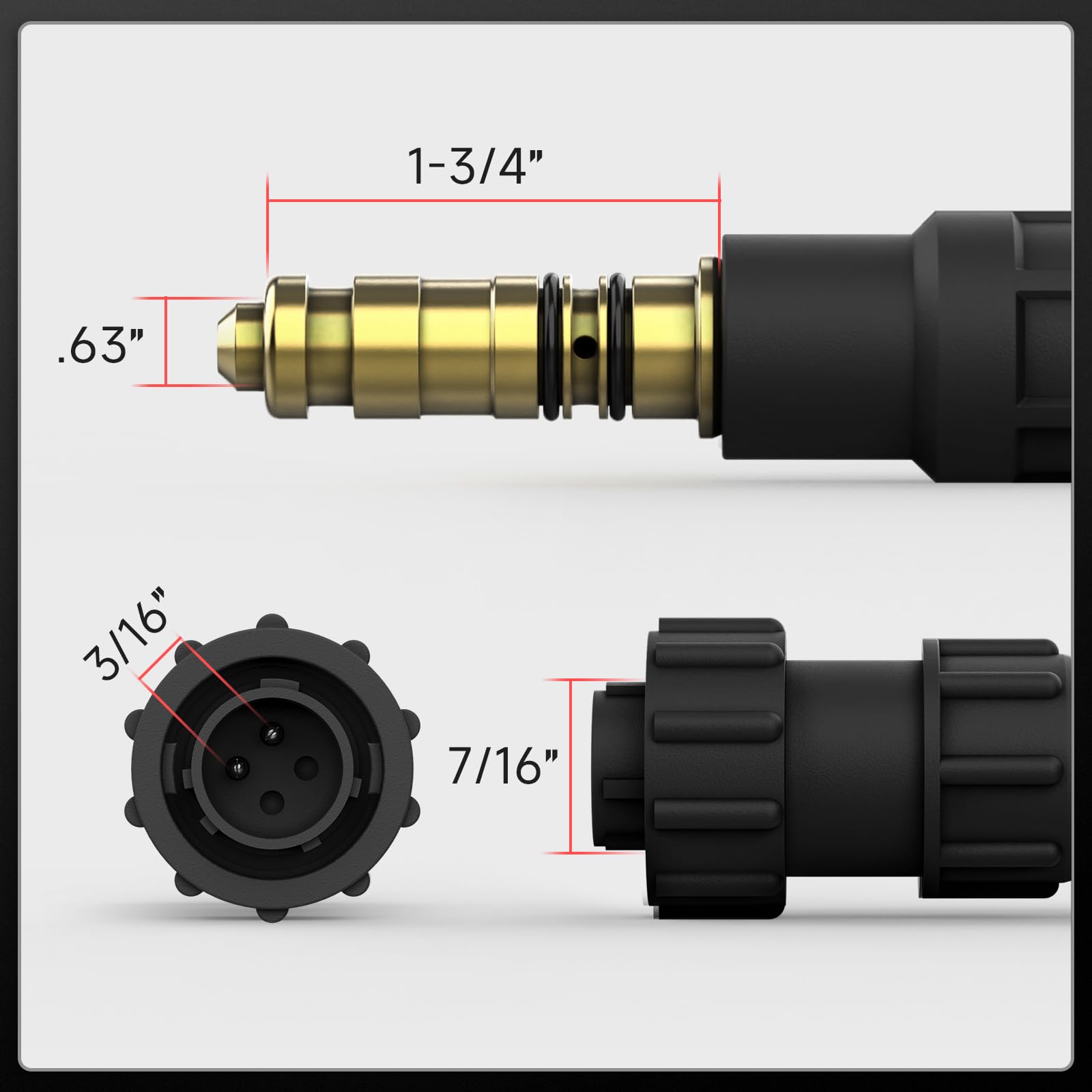 YESWELDER MIG Welding Gun Torch Stinger 15ft (4.5m) 250Amp Replacement for Lincoln Magnum 250L K533-7