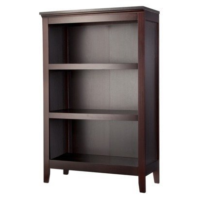 Threshold Carson 3-shelf Bookcase, Espresso Finish
