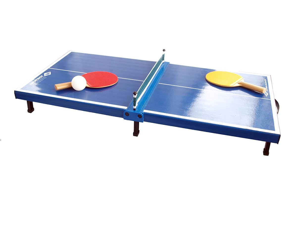 Donic-Schildkröt Mini Ping Pong Table, with 2 Bats and 1 Ball, Folding in a Briefcase, 838576