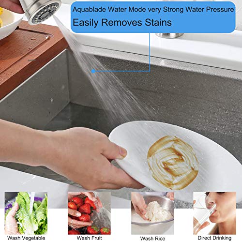 iFealClear Pull Down Spray Head 3 Modes for Kitchen Faucet, Kitchen Sink Faucet Aerator Sprayer Nozzle, Faucet Head Replacement Compatible with Moen, Delta, Kohler, 12 Adapters, Oil Rubbed Bronze