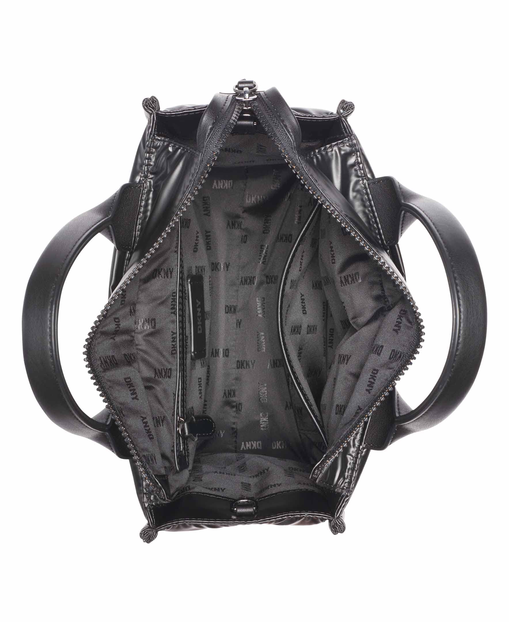 DKNY Hadlee Small Tote, Black/Gunmetal