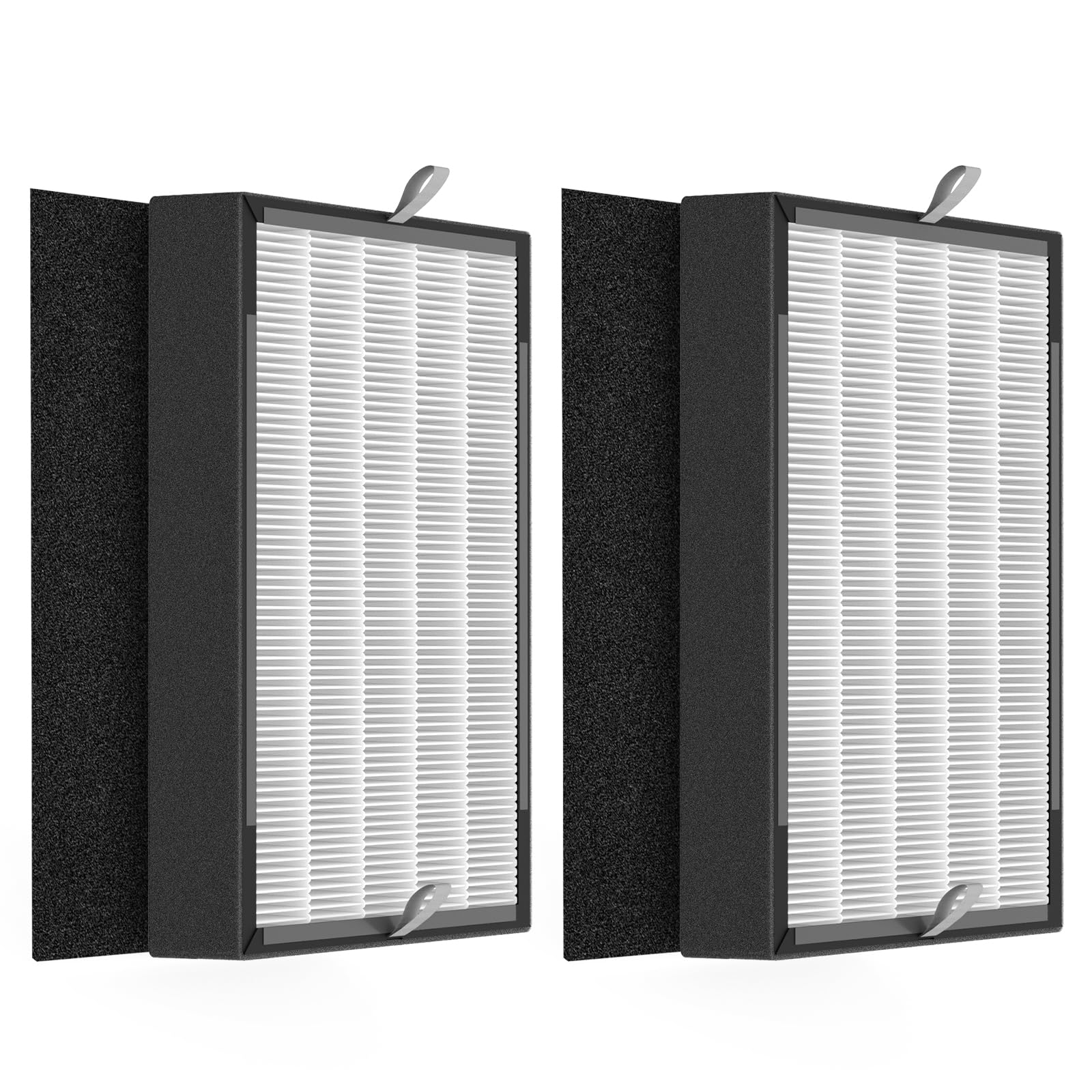 GoKBNY 2-Pack 45i and Flex True HEPA Replacement Filter Compatible with A len BreatheSmart Flex and 45i Purifiers, 2Ć2-in-1 H13 True HEPA Filters + 2ĆCarbon Pre-Filters