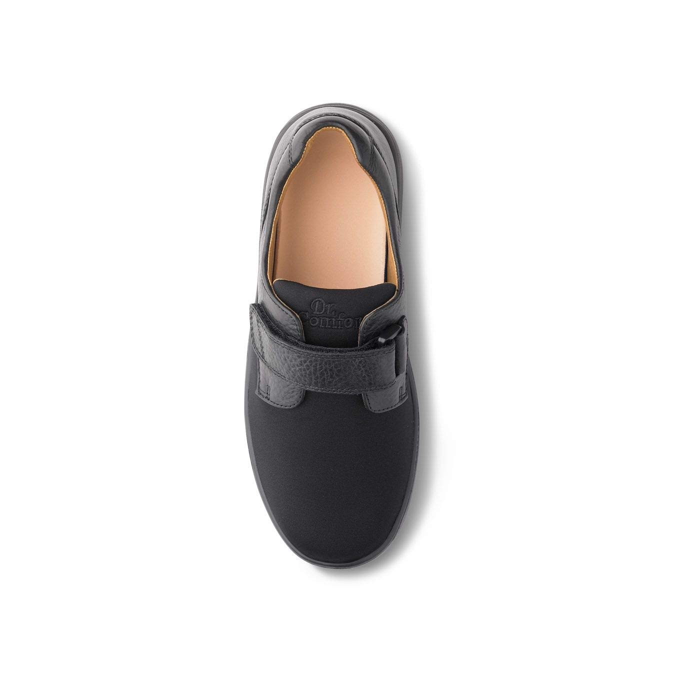 Dr. Comfort Annie X Diabetic Therapeutic Walking Shoes Women-Double Depth Shoes with Gel Inserts, Black 9.5 Wide (C/D)