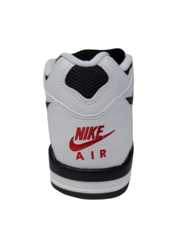 Nike Air Flight 89 Men's Basketball Shoes, White/Black-Lt Smokey Grey, 8.5 M US