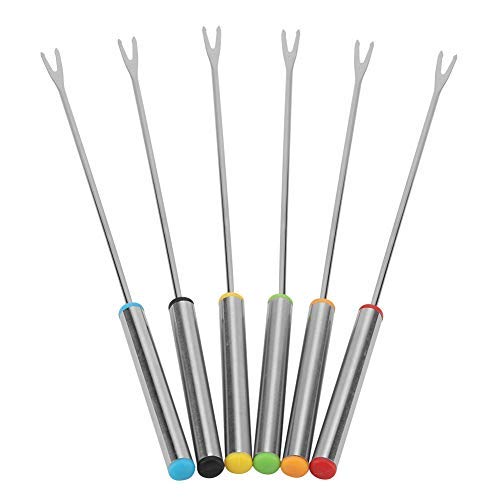 Fondu Fork Set, Fondue Forks, Chocolate Fork Fondue Tools Stainless Steel Fondue Forks, Cheese Fondue Forks Chocolate Dipping Fork for Chocolate Fountain for Cheese Fondue