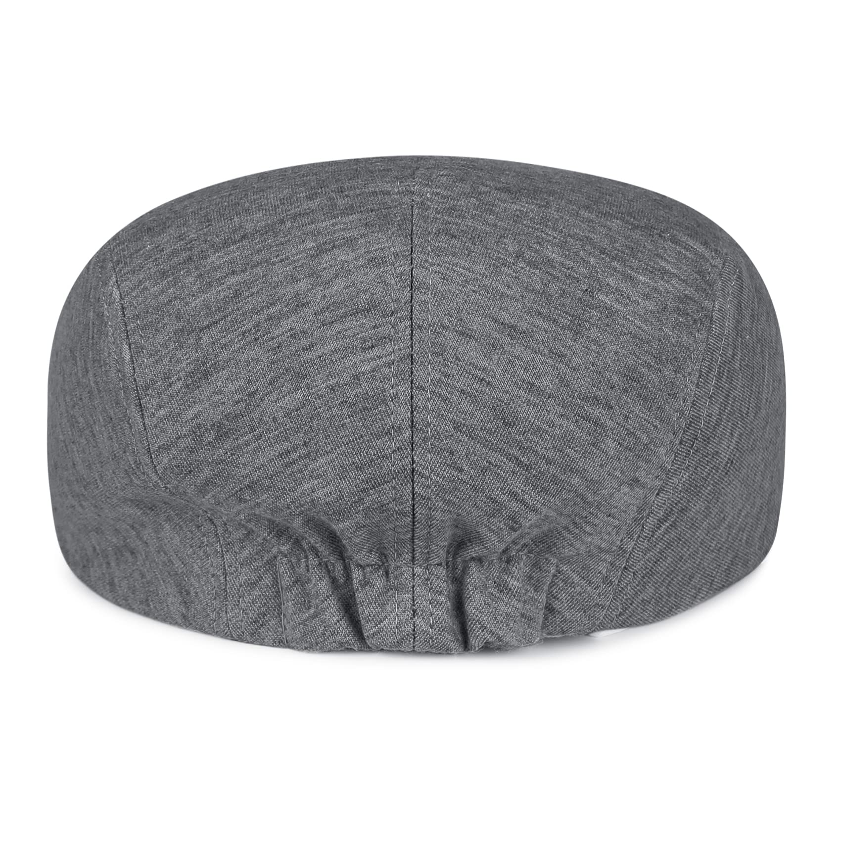 Durio Newsboy Hats for Men Soft Mens Flat Cap Cozy Beret Scally Cap for Men Irish Cabbie Hats Dark Grey