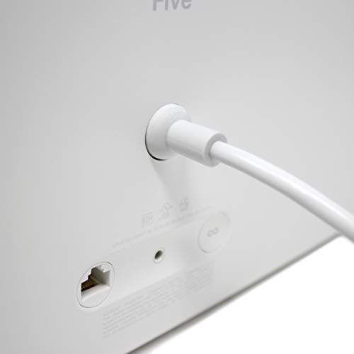 Vebner 12-inch Power Cord Compatible with Sonos Five, Sonos Play 5, Sonos Beam, Sonos Arc, Sonos Amp, Sonos Playbase, Sonos Sub Gen 3 and Sonos Sub Mini - 2-Pack (White)