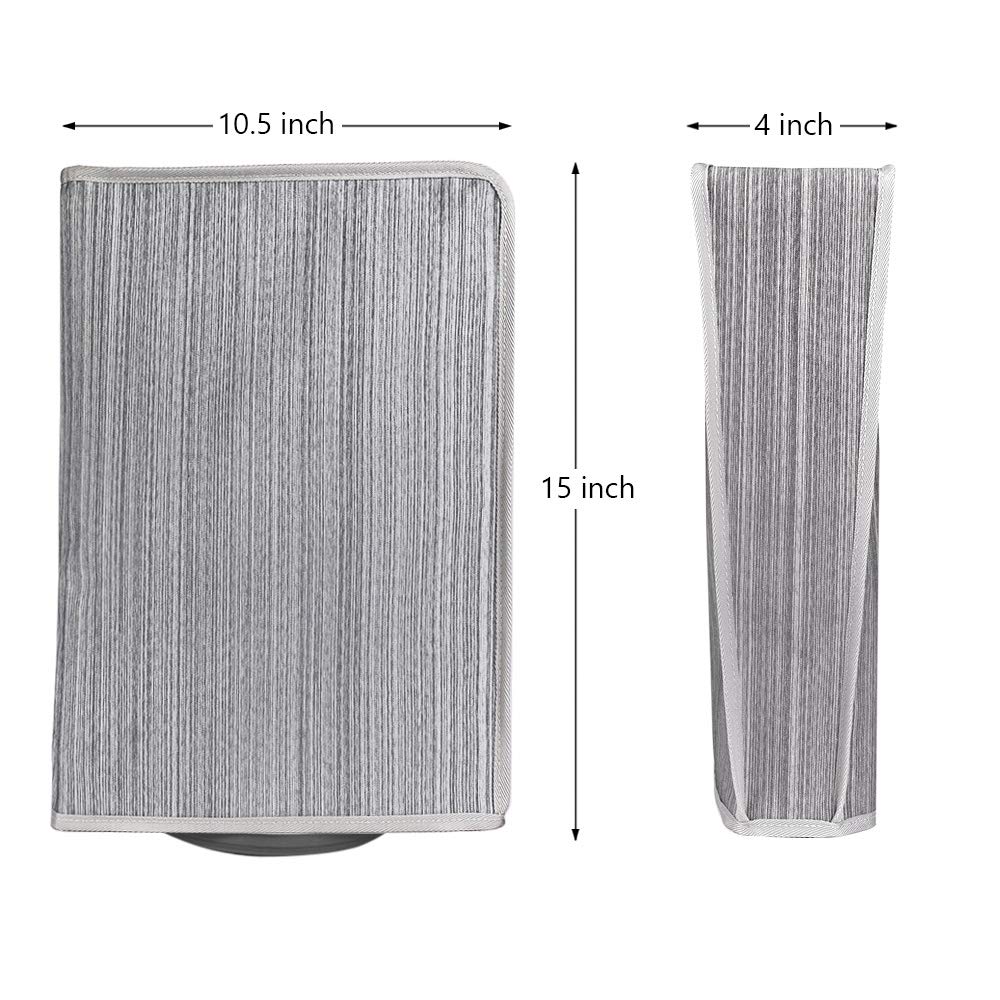 Dust Cover Anti Scratch Waterproof Dust-Proof Cover Sleeve for Playstation 5 Console Digital Edition and Regular Edition Console (Gray)