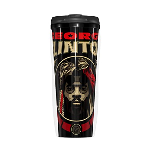 George Clinton Unisex Coffee Cup Stainless Steel Vacuum Insulated Travel Mug For Home,Office,Sport,Party,Gifts