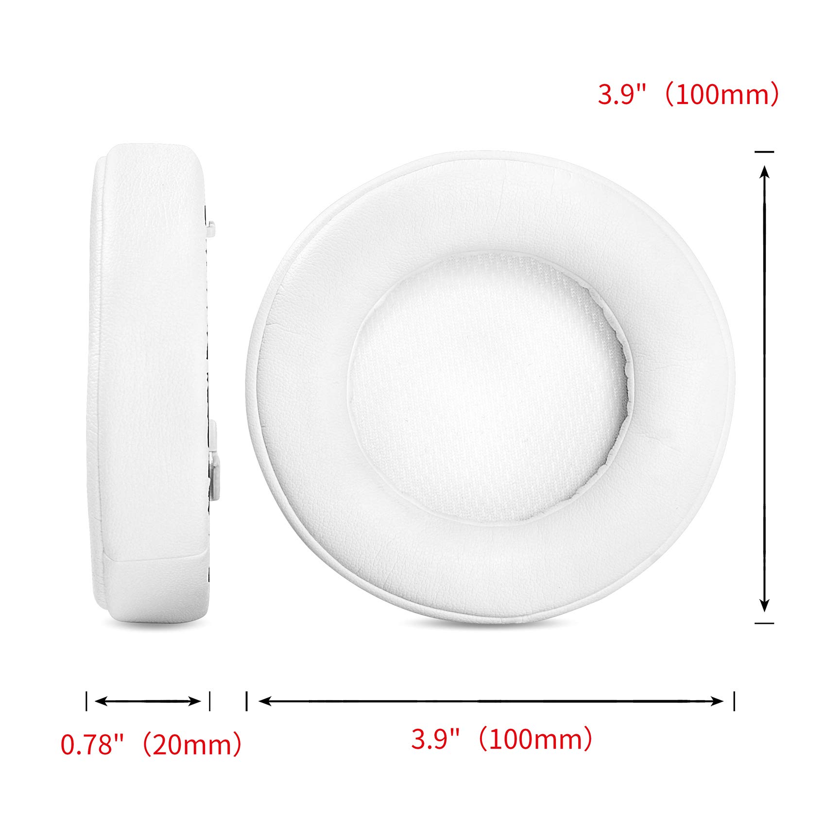 Ear Pads Compatible with Corsair Virtuoso RGB Wireless SE Gaming Headset-Memory Foam Earcups Cushions Replacement (White)