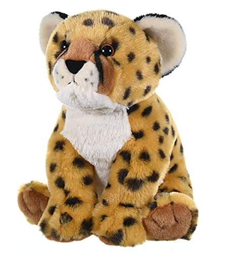 Wild Republic Cheetah Cub Plush, Stuffed Animal, Plush Toy, Gifts for Kids, Cuddlekins 12"