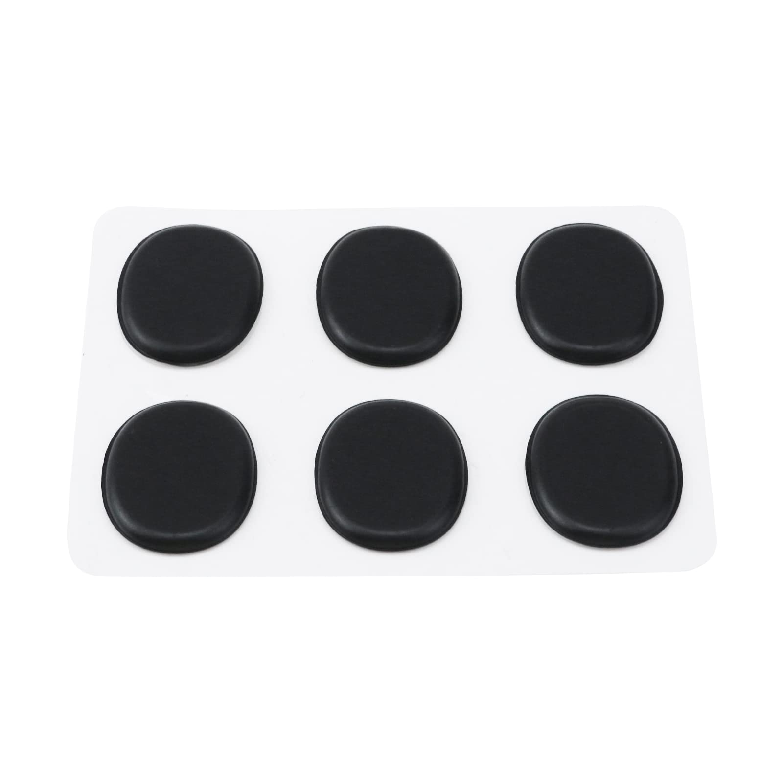 Dnyta 30 Pcs Black Drums Overtone Sticker Sound Pads for Drums, Drum Shock-Absorbing Sticker, Snare Drum Tuning Silicone Silencers Drum Damper Gel Pads
