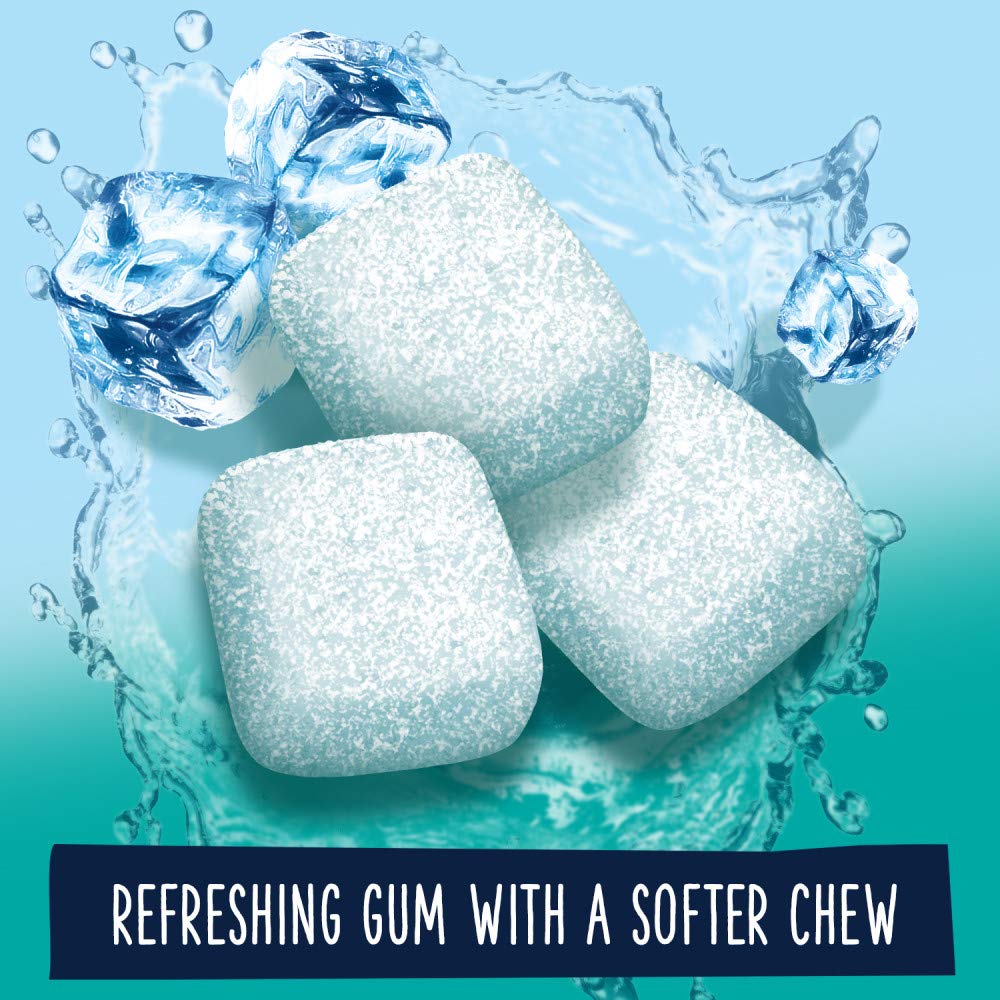 Extra Refreshers, Polar Ice Chewing Gum, 40 Count,Pack of 4