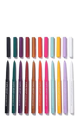 Eye Shadow Pencil, Natural Matte Long Lasting Metallic Eyeliner Pencil Glitter Eyeliner for Women Eye&Lip Liner Professional Waterproof Retractable Eye Makeup Gel Eyeliner Colorful Eyeliner(3)
