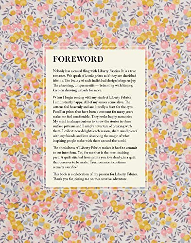 Quilting with Liberty Fabrics: 15 Quilts Celebrating 145 Years of Fabric