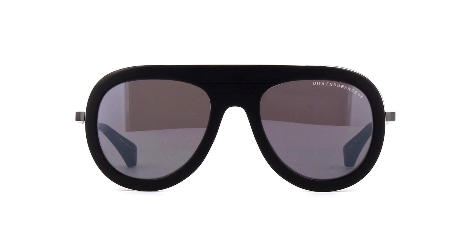 Dita Endurance-88 DTS107-55-02 Matte Black on Crystal Clear with Rose Gold Sunglasses w/Dark Grey with Black Flash Lens