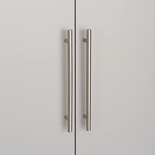 Prepac HangUps 24" Large Garage Cabinet, Bathroom Cabinet Wall Mount, Laundry Cabinet, Kitchen Wall Cabinet, Ideal for Garage, Kitchen and Laundry Organization 24" W x 72" H x 12" D, Light Gray