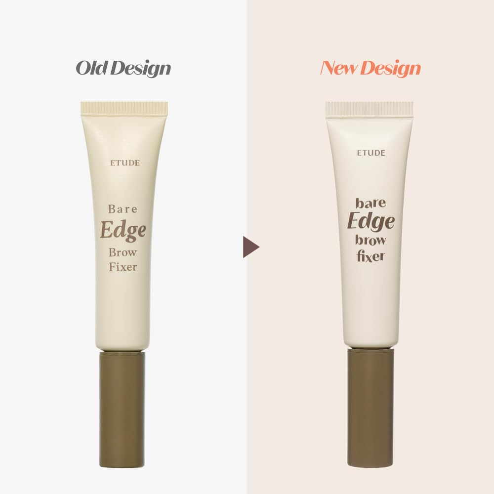 ETUDE Bare Edge Brow Fixer | A brow fixer that creates a natural look and keeps your eyebrows in place | Brow Mascara | Zero Clump & No Bushy Brows
