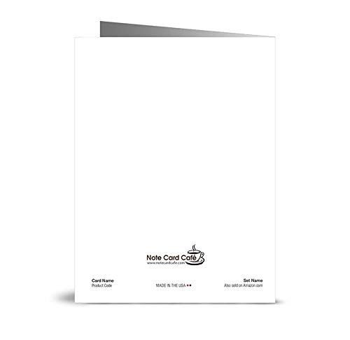 Note Card Cafe Thank You Cards with Envelopes | 72 Pack | Blank Inside, Glossy Finish | 6 Love of Reading Thank You Designs | Assorted Set for Greeting Cards, Occasions, Birthdays, Gifts