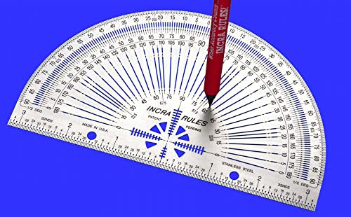 Incra PROTRAC06 6-Inch Precision Marking Protractor