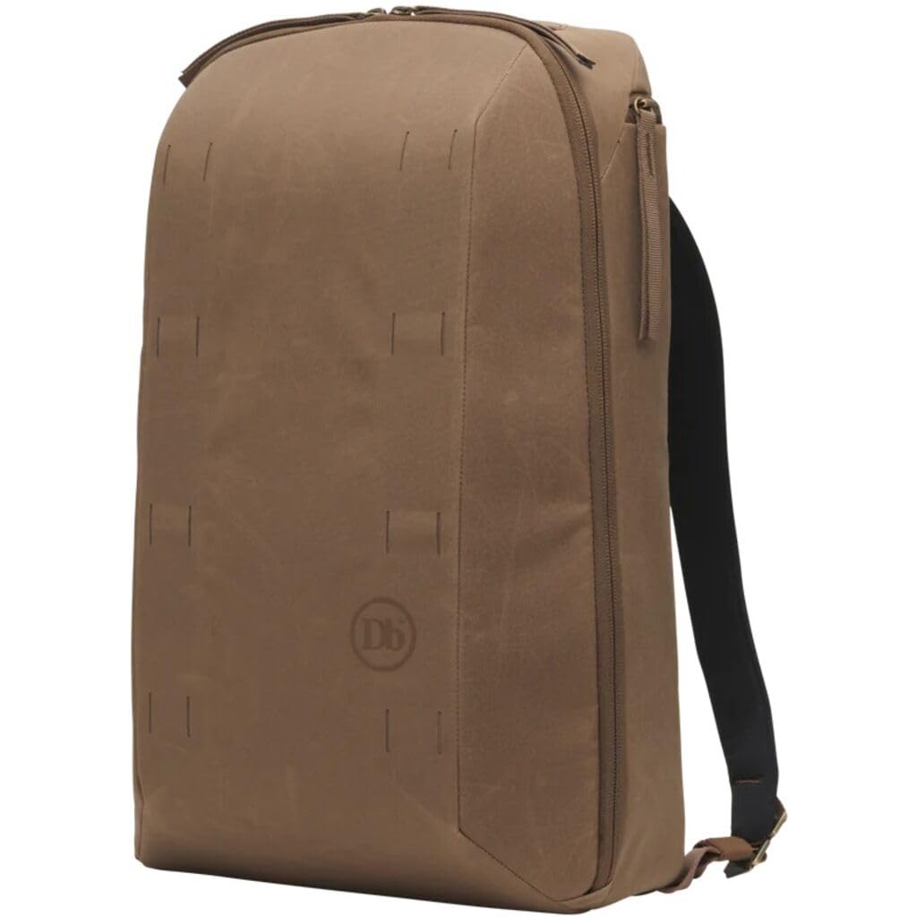 Db Journey Freya - Compact Travel Backpack for Women with Laptop Compartment for School, Work & Gym, Luggage Backpack with Roller Bag Hook-Up System, 16L - Sage & Alana Brown