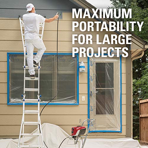 Titan Tool ControlMax 0580008 1900 PRO High Efficiency Airless Paint Sprayer, HEA Technology decreases Overspray by up to 55% While Delivering Softer Spray