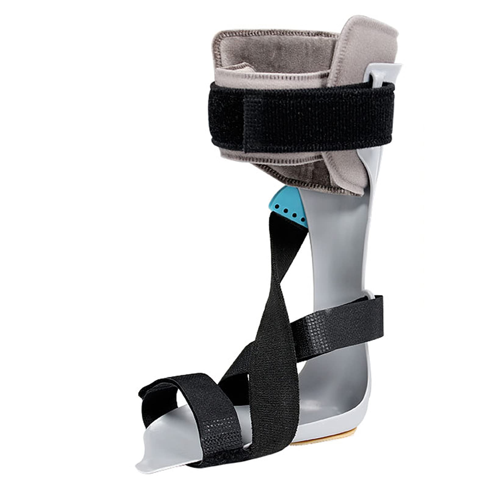 DXDUI Adjustable Ankle Foot Orthosis Support Padded Drop Foot Brace Support Comfortable Walkable for Foot Drop Stroke Achilles Tendon Injury,Right,XL