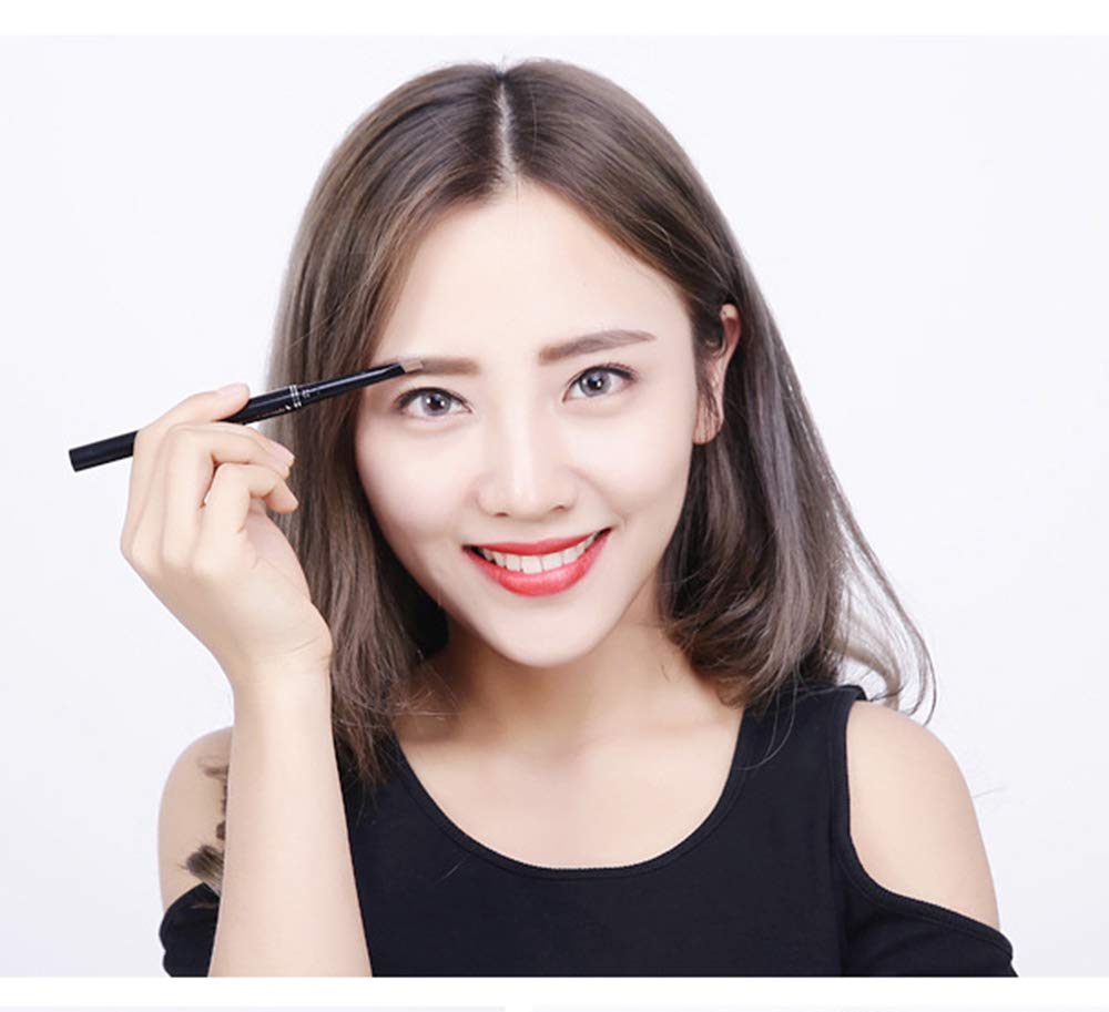 Eyebrow Pencil Set - 5 Colors Dual ended Definition Eye Brow Crayon Liner Pencils with Integrated Brush Eyes Makeup for Women