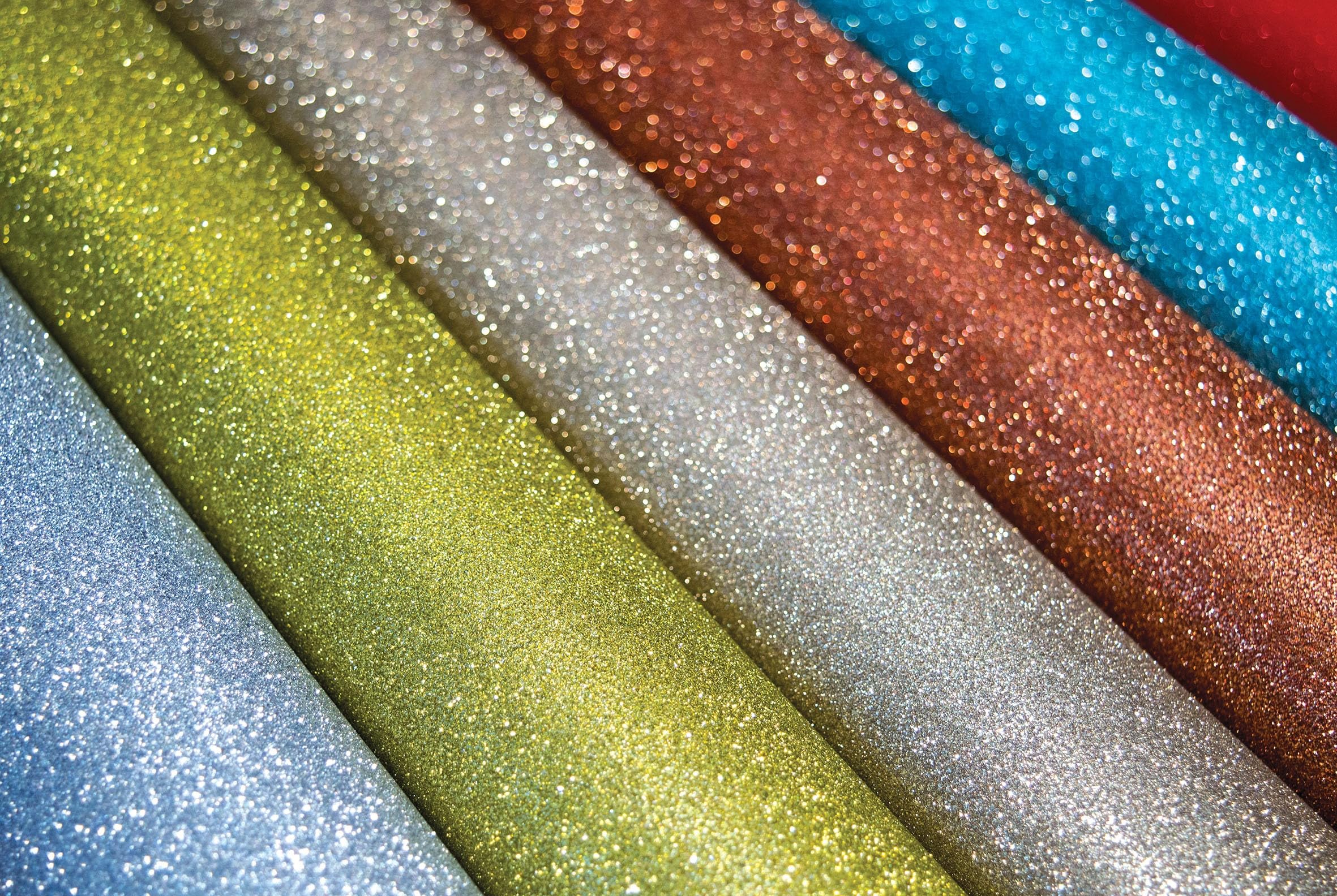 Craft Consortium The Essential Glitter Cardstock A4 10/Pkg-Silver