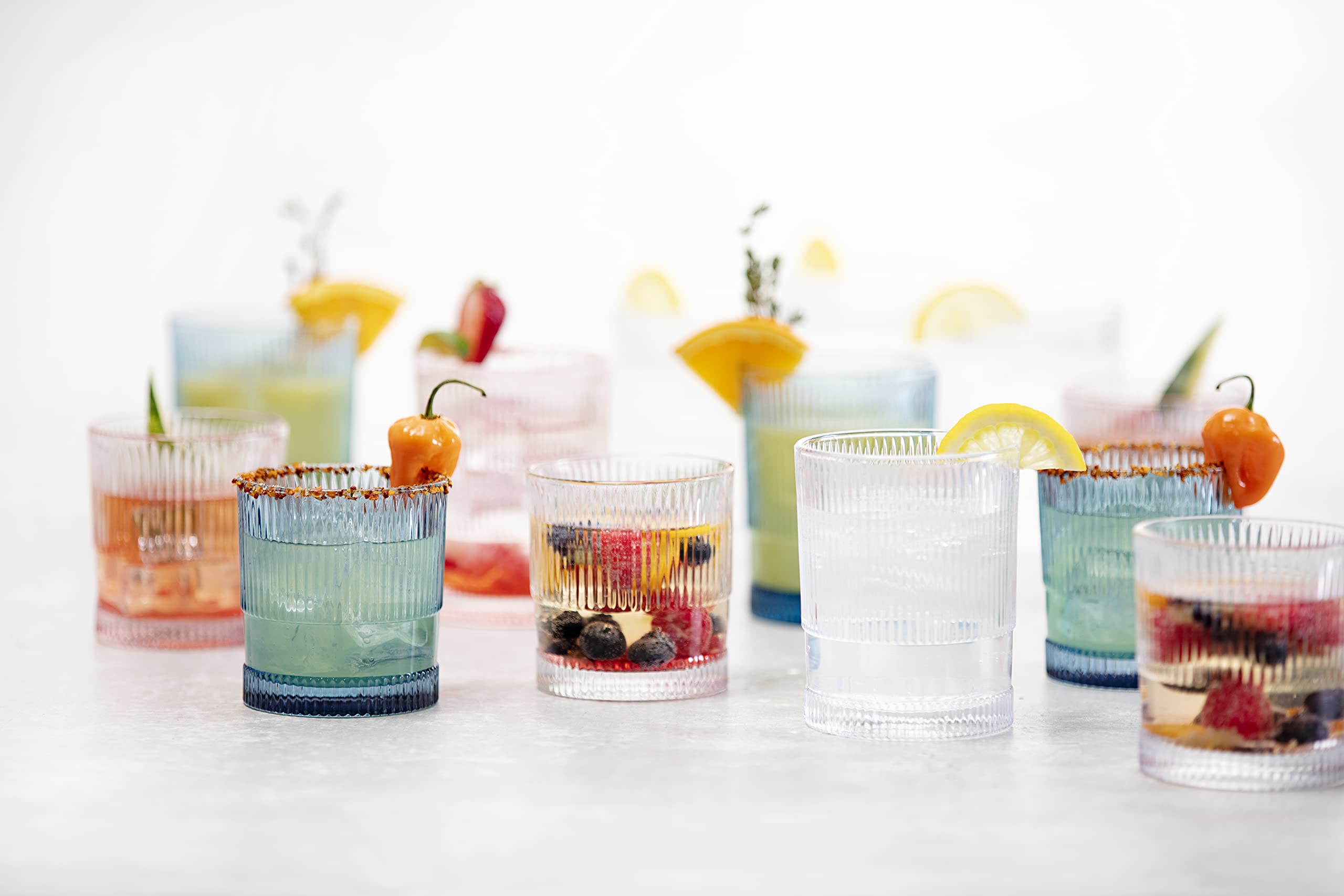 Fortessa NoHo Collection Set of 4 Cocktail Glass, 4 Count (Pack of 1), Clear