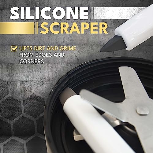 The Crown Choice Grout Cleaning Brushes Set (3 Pack) β Deep Cleaner Small Multi-Purpose Scrub Brush Set with Stiff Nylon Bristles to Clean Corners, Spaces, Tile, Shower, Window, Door Track, Floors