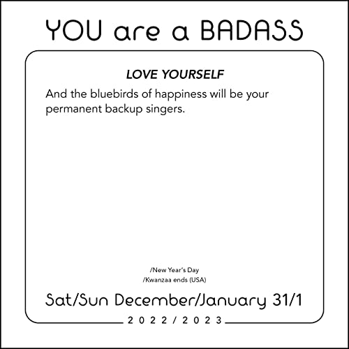 You Are a Badass 2023 Day-to-Day Calendar