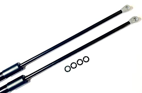 Qty (2) Aaiov 280343 RV Awning Gas Strut 26" 124 Lbs Compatible with Solera Power Awnings for Short and Flat Awning Arms, 8 Retaining Washer