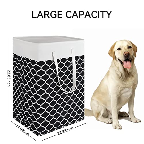 Taprion 75L Laundry Basket, Large Capacity Collapsible Dirty Cloth Hampers Foldable & Waterproof Clothes Hamper for Bedroom, Living Room, Laundry Room