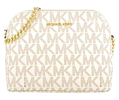 Michael Kors Large Dome Crossbody (Vanilla)