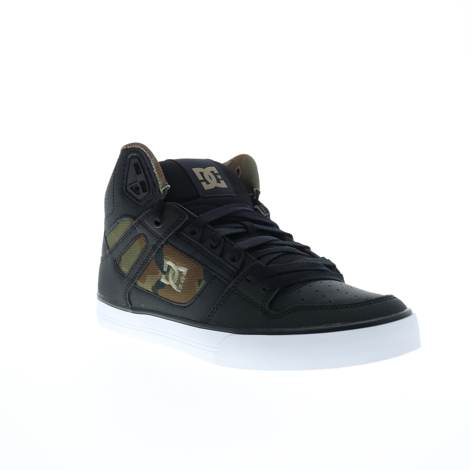DC mens Dc Men's Pure High Top Wc Skate Shoe, White/Grey, 10.5 US
