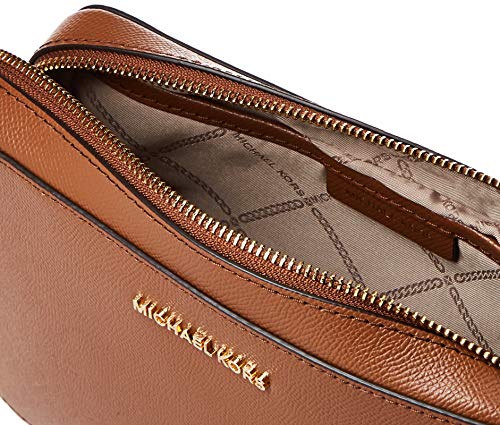 Michael Kors Women's Jet Set Crossbody Leather Bag, Luggage, Large