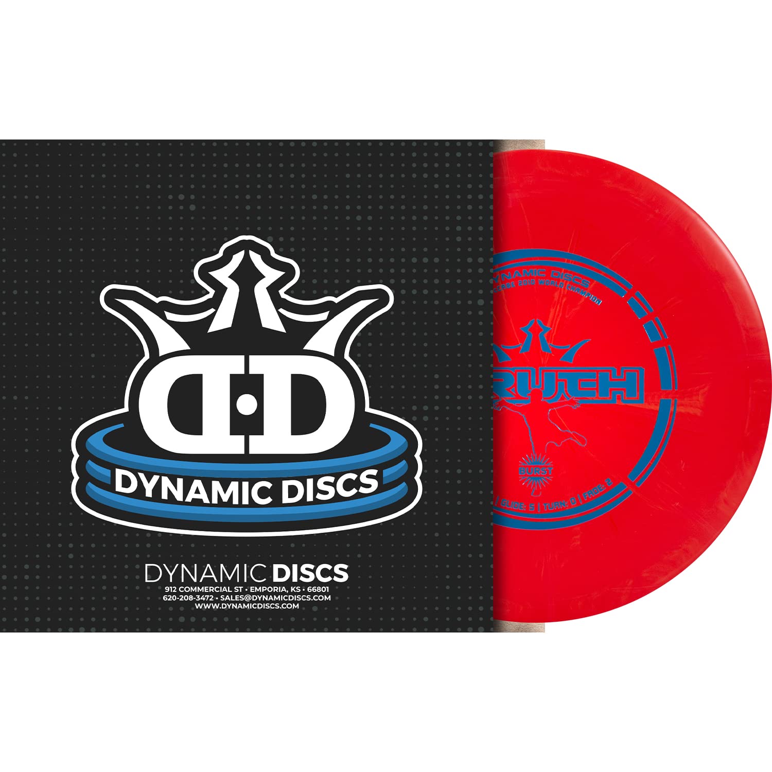 Dynamic Discs Prime Burst EMAC Truth Disc Golf Midrange | 170g Plus | Stable Frisbee Golf Midrange | Stamp Color Will Vary (Purple)