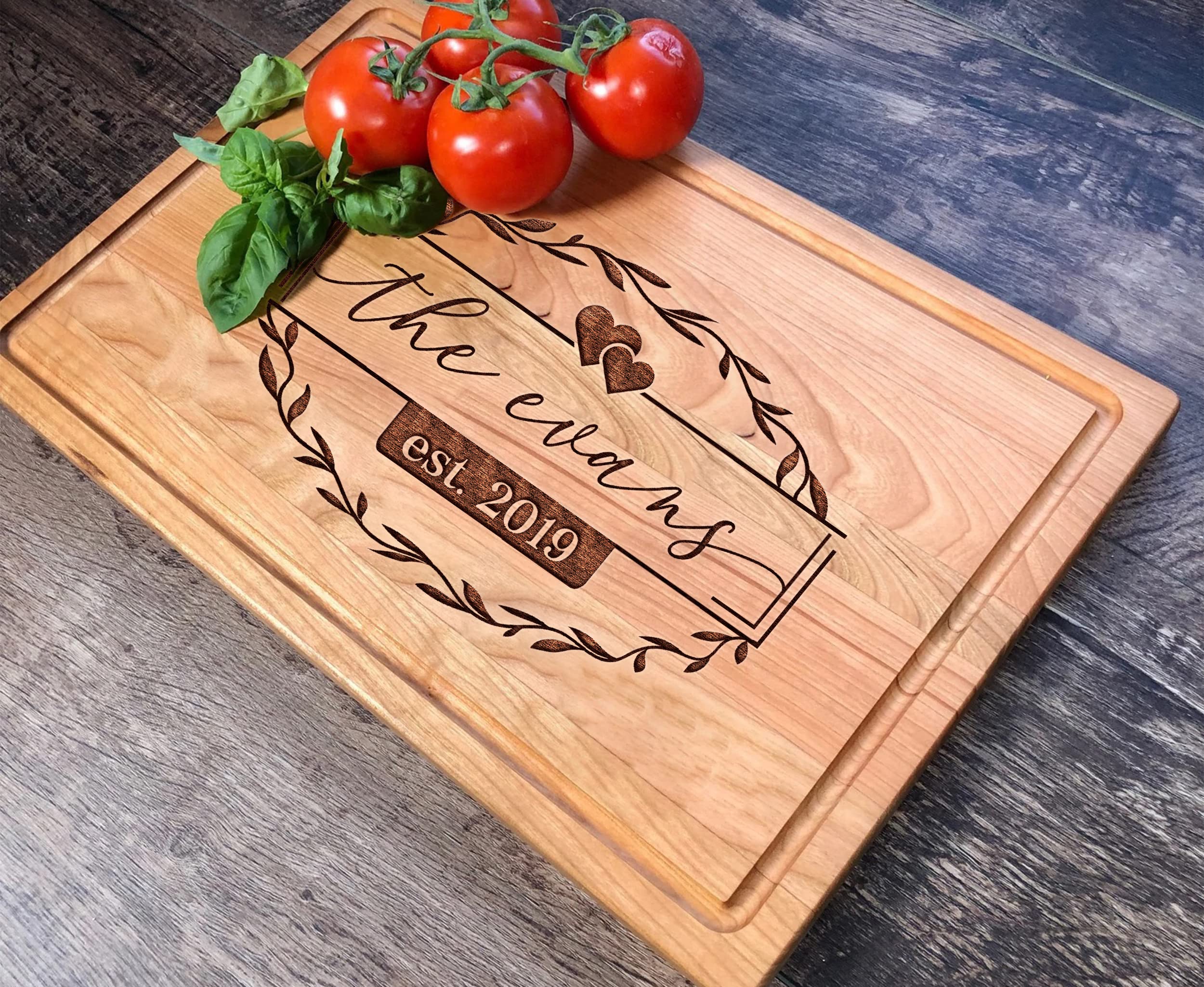 Engraved Cutting Boards Personalized Mr Ms Cutting Board Custom Wood Engraved Bamboo Cutting Board