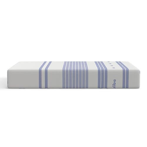 Vibe Gel Memory Foam Mattress, Fiberglass Free, 12-Inch CertiPUR-US Certified Bed-in-a-Box, California King, White