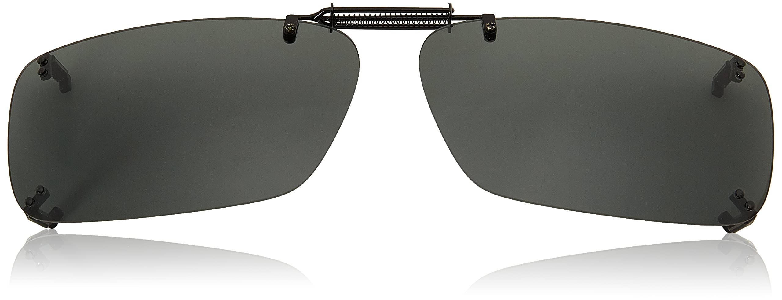 Dioptics unisex adult Haven 19 Rec Sunglasses Clip On Sunglasses, Gunmetal, 56 mm US