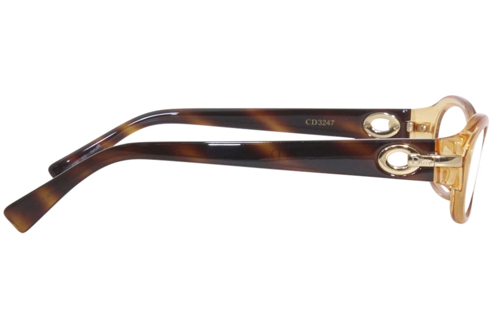 DIOR Eyeglasses 3247 053M Peach Havana 53MM
