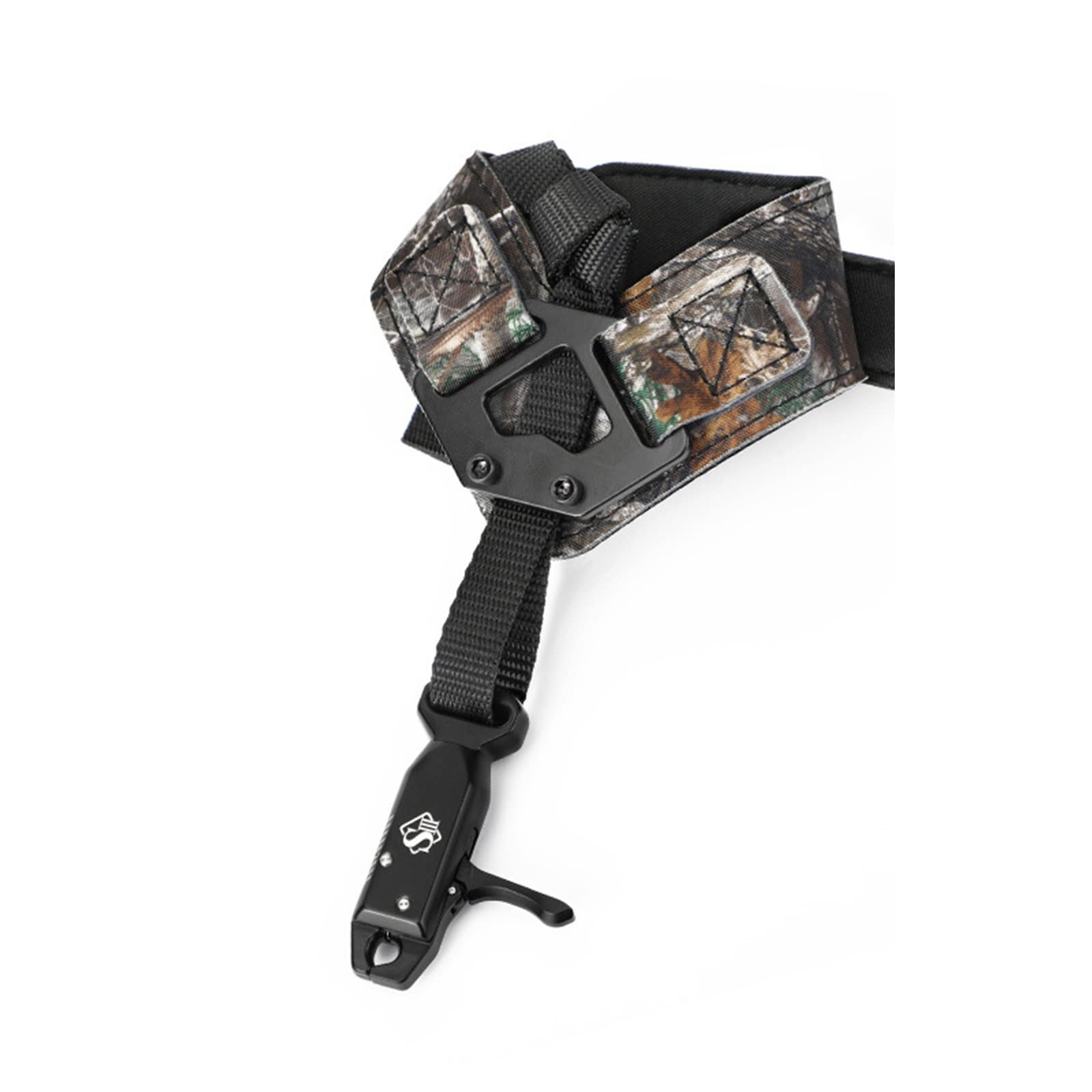 Felenny Archery Release Adjustable Compound Bow Release Aid for Left Right Hand Shooters Archery Accessories, Camouflage