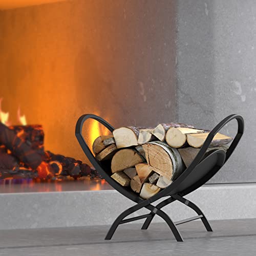 Fire Beauty Fireplace Log Holder Folding Firewood Rack Indoor, Outdoor Firewood Rack,Stacking Rack,Storage Rack for Firewood