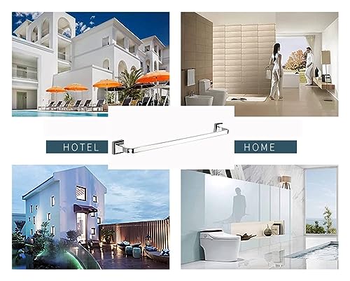 Towel BAR Rack Towel Rack Single Towel Storage Rack Towel Bar,Wall Mounted Round Towel Rod for Bathroom or Kitchen Bathroom Hardware/715Mm (Size : 715Mm)